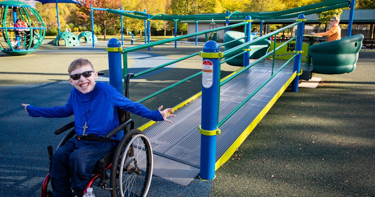 Sway Fun® w/12' Ramp Assembly - Family Playground Activity