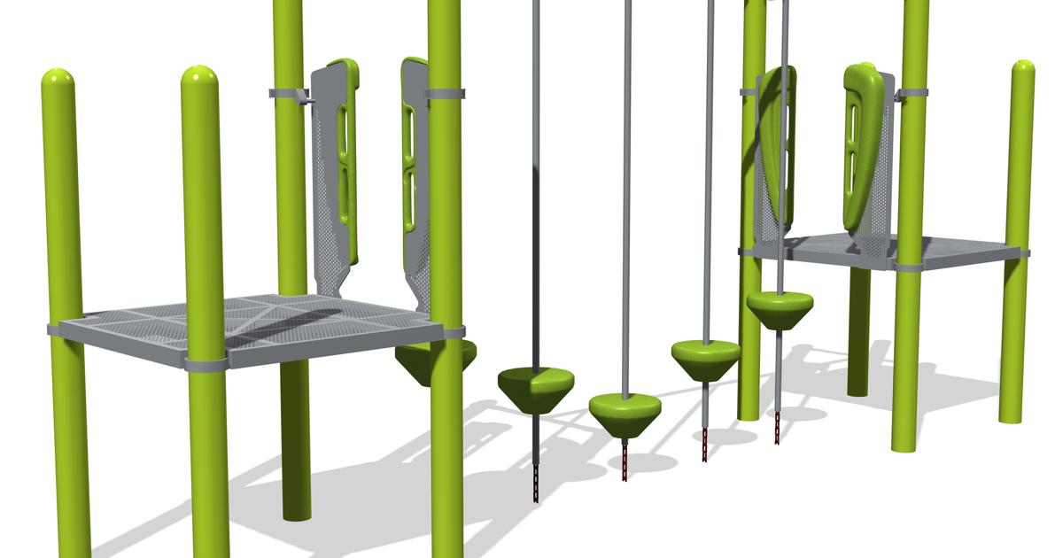 Disc Challenge (123") w/Vibe® - Landscape Structures