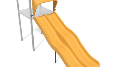 Double Wavy Slide - Plastic Waved Double Slide w/ Hood