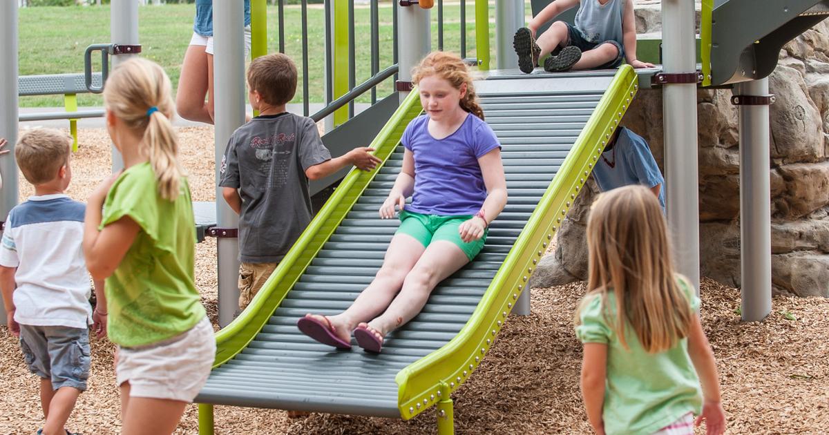 Rollerslide - Wide Slide with Rollers for Sensory Experience