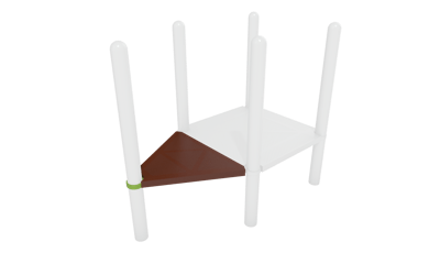 Triangular Extension Deck - Adds Visual Interest While Expanding Play ...