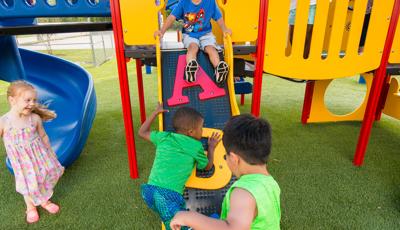 ABC Climber - Inclined Kids' Playground Climbing Ramp