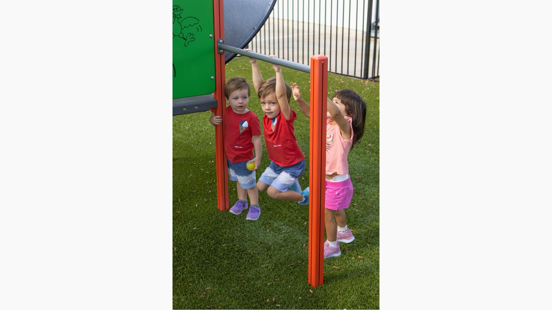 Chinning Bar - Raised Safety Coated Chin-Up/Pull-Up Bar - Upper Body ...