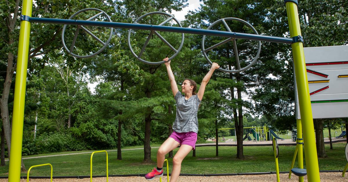 FitCore™ Wheel Bridge Outdoor Fitness - Landscape Structures