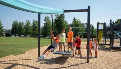 ZipKrooz® - Two-Way Playground Zip Line Offers Nonstop Fun