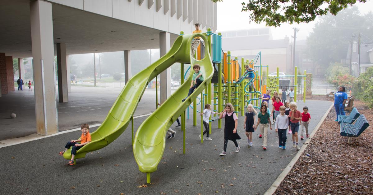 Ashland Elementary School - Linear Playground Design