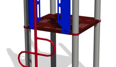 Loop Pole w/SteelX® Handholds - Landscape Structures