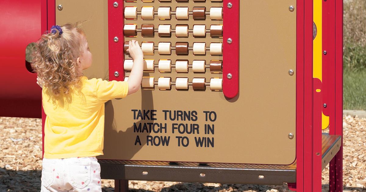 Match 4 Panel - Spinning Brown & Tan Blocks Kids' Game