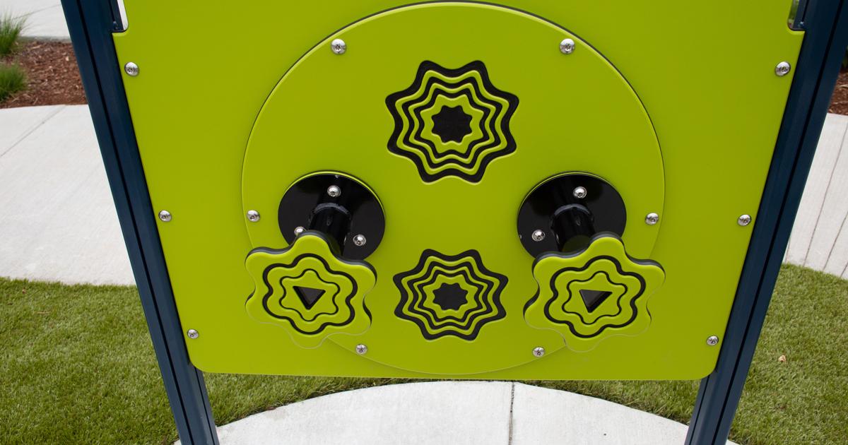 PlayShaper Kaleidospin Sensory Play Panel - Landscape Structures