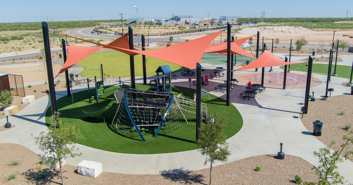Ward County Event Center - Community Center Playground and Splash Pad ...