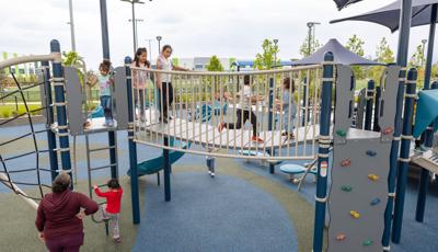 Clatterbridge - Sensory Plank Bridge - Landscape Structures