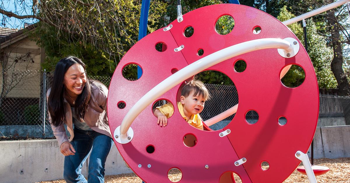 Weevos Wee Planet Playground Climber - Landscape Structures