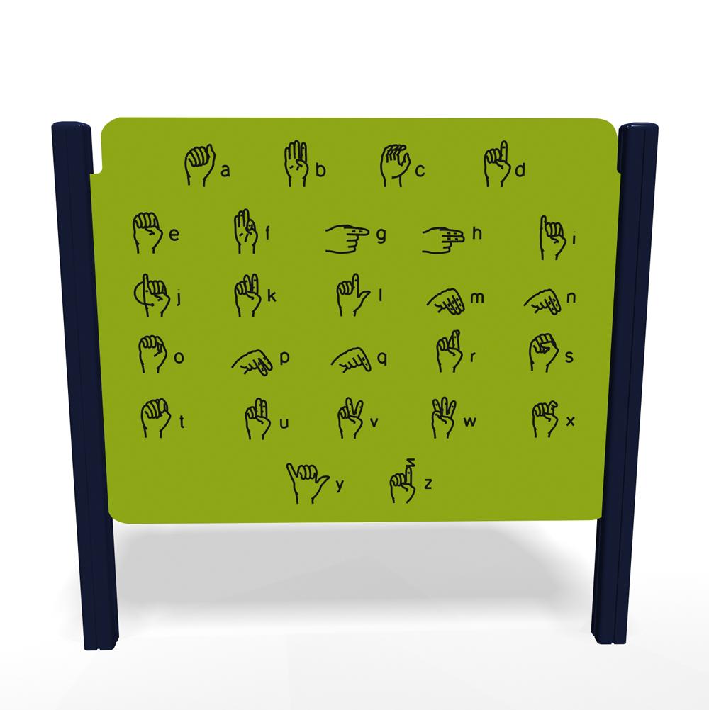 Sign Language Panel - Learning Wall - Landscape Structures