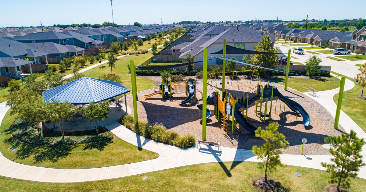 Marisol Neighborhood Park - Community Playground with SkyWays Shade Sails
