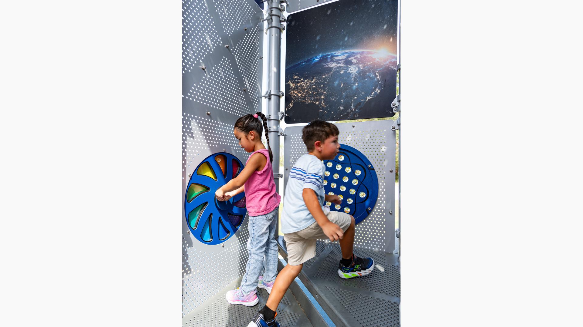 Jack M. Fields Sr. Elementary School - Custom Space-themed School Playground