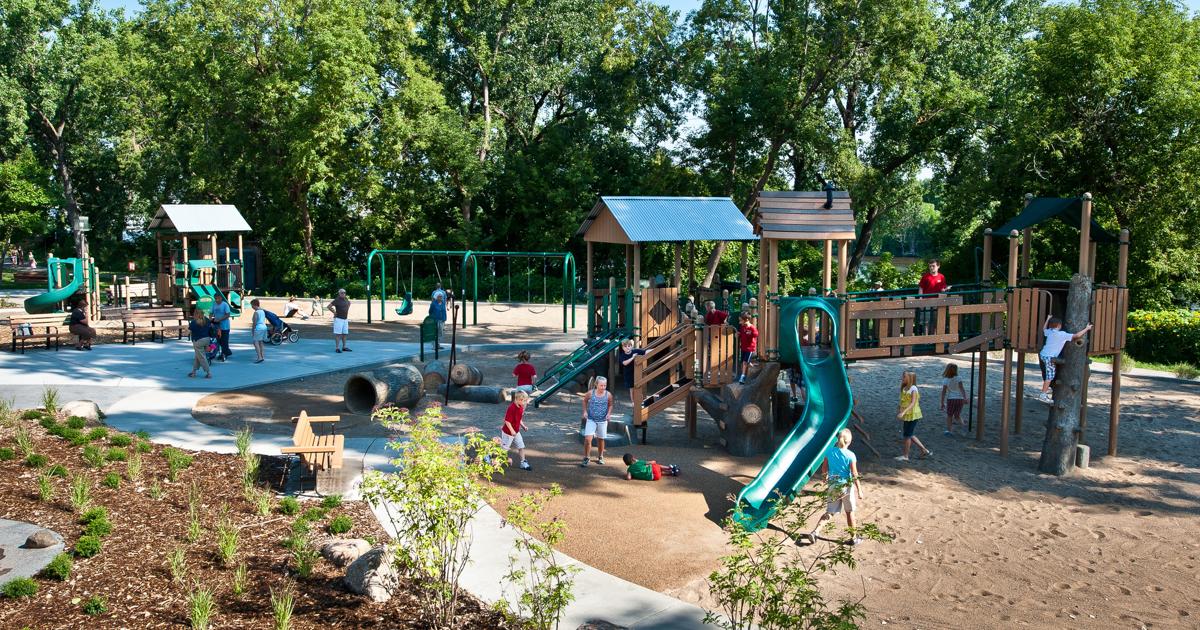 4th Avenue Playground - Sawmill-Themed Playground