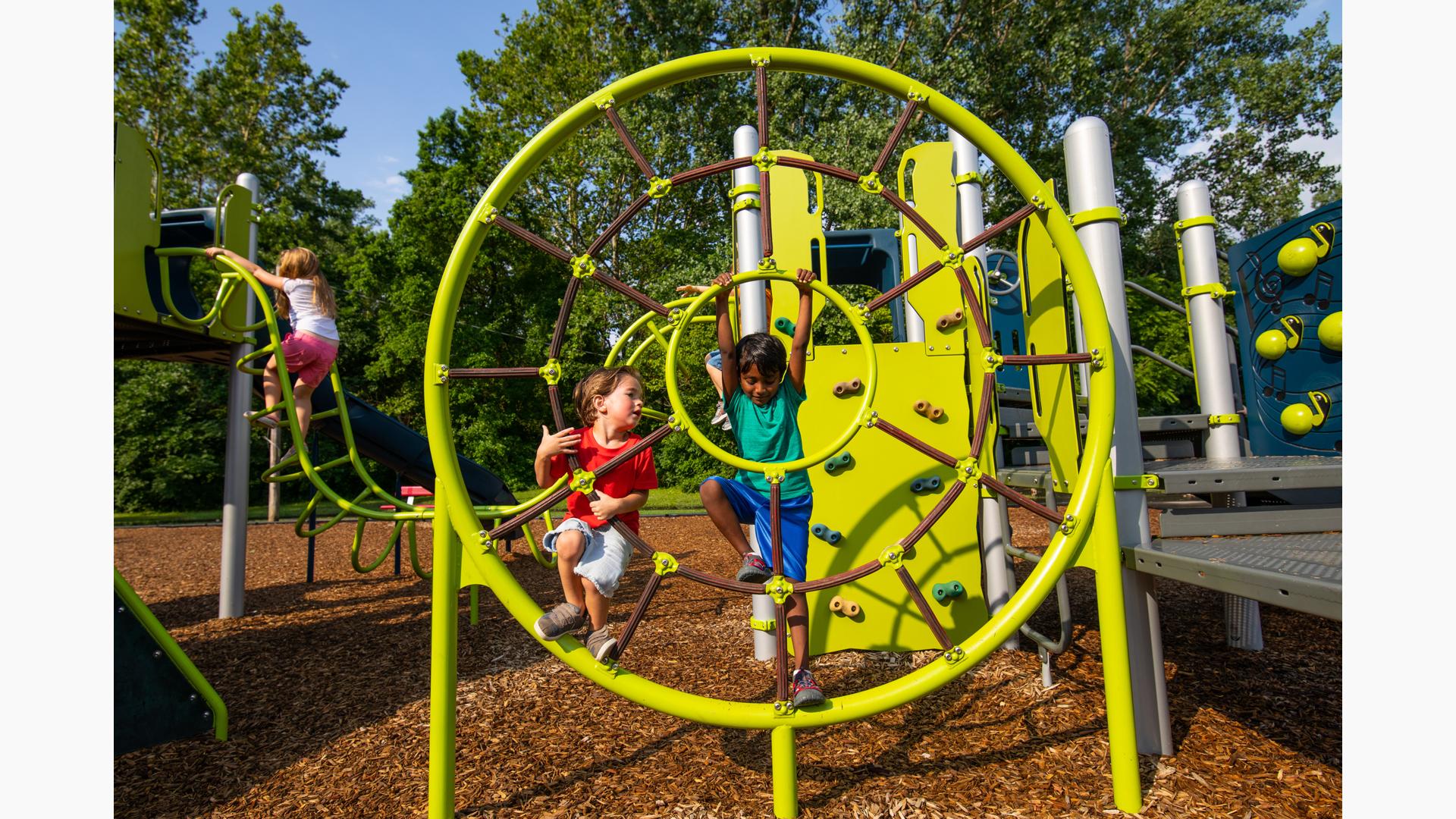 Steel Spider Web Climber - Cable Net Playground Climber