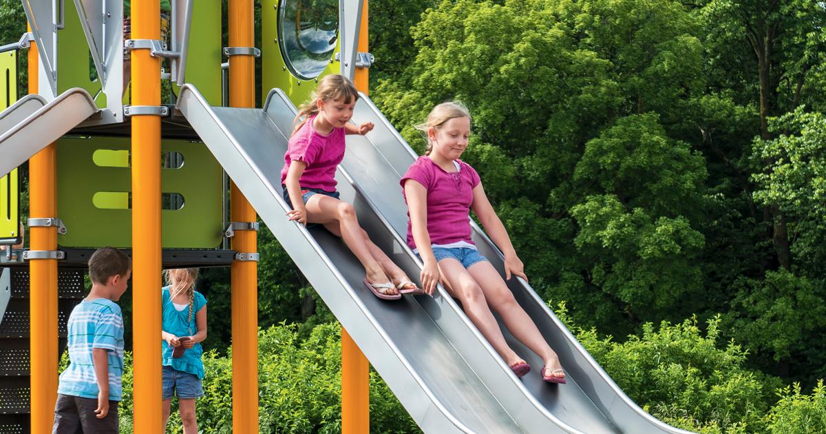 Stainless Steel Double Slide - Commercial Grade Stainless Steel