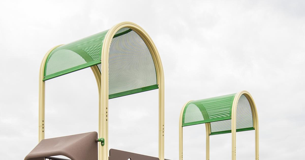 Arch Roof - One Piece Steel Mesh Roof With Aluminum Arches for ...