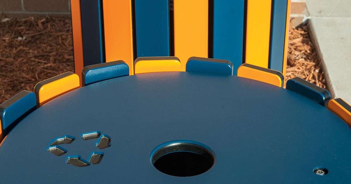 Kaleidoscope Litter Receptacle - Landscape Structures