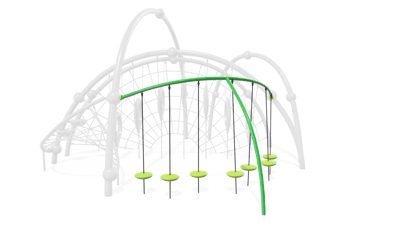 Evos Swiggle Stix Playground Bridge - Landscape Structures