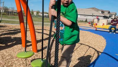 Evos Swiggle Stix Playground Bridge - Landscape Structures