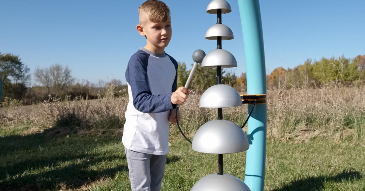 Rhapsody® Cascata® Bells - Unique Musical Playground Bells