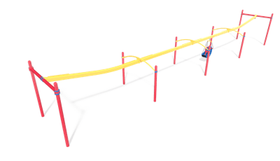 ZipKrooz® Assisted - Inclusive Playground Zip Line for Kids