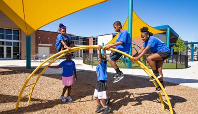 Rainbow Climber - Single Arched Ladder for Kids' Playground