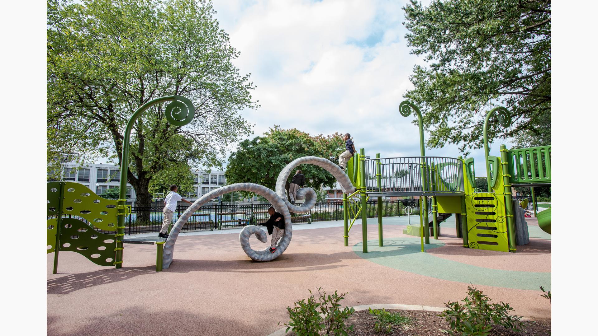 Harry Thomas Sr. Playspace - Math-Themed Playground