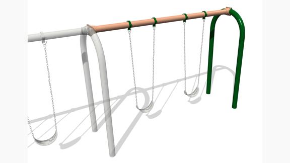 Commercial Playground 5" Arch Swings - Landscape Structures