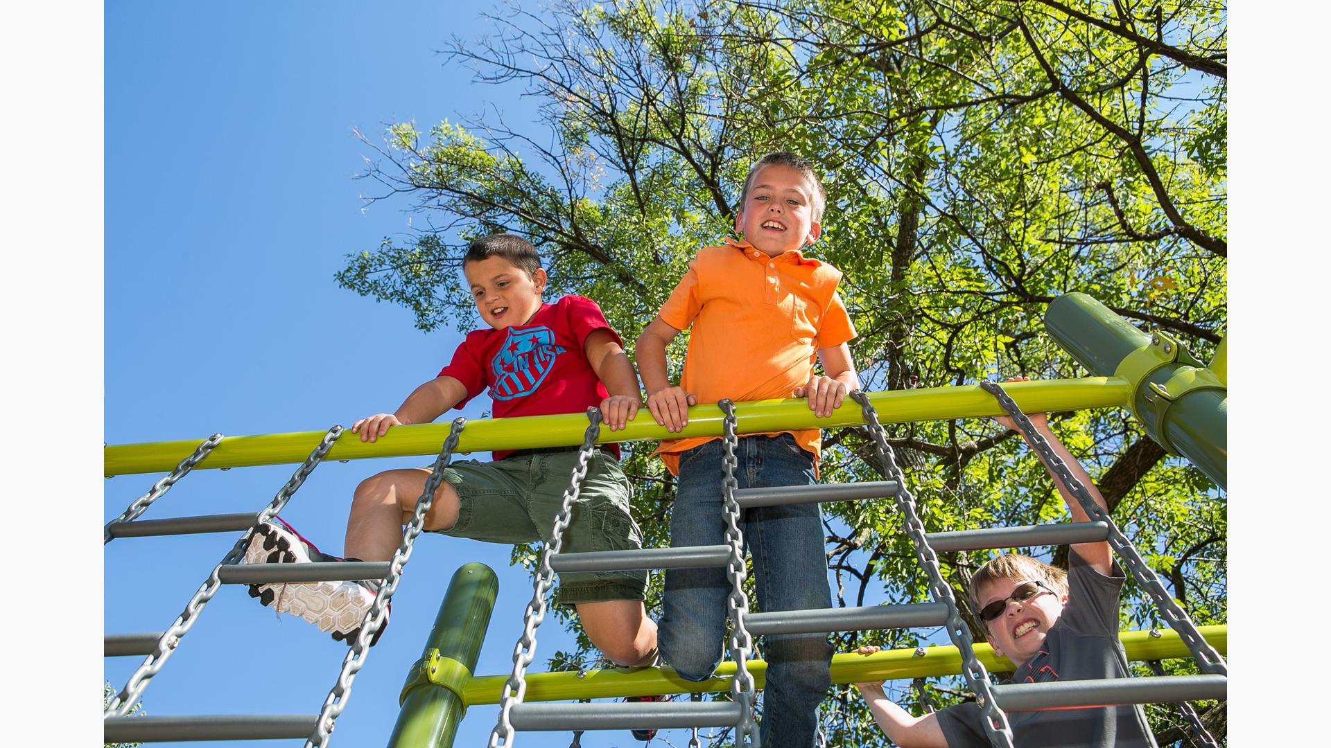 Stevens Square Park - Apple and Worm-themed Playground