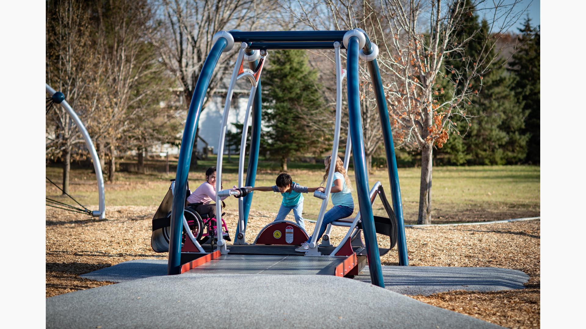 We-Go-Swing | Industry's first truly inclusive swing | Landscape Structures
