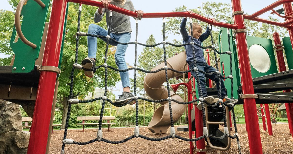 Fish Net Playground Climber - Sturdy Cable Climber