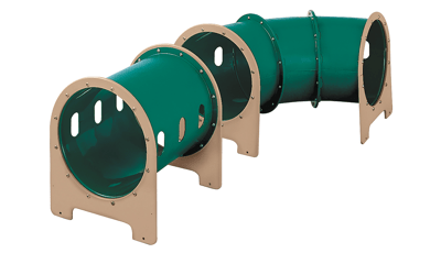 Play Naturally Log Crawl Playground Tunnel