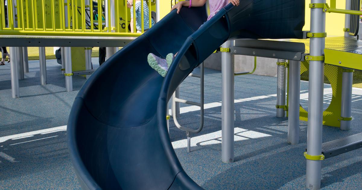 SlideWinder2® - Custom Curved Slide - Landscape Structures