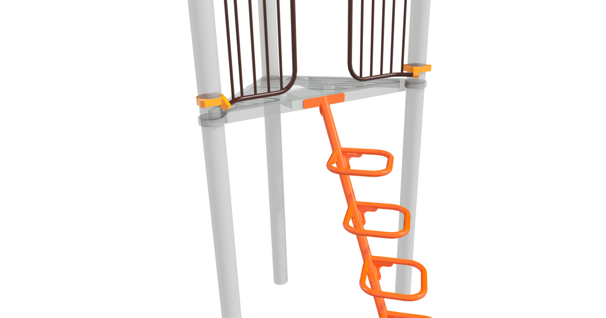 Square Loop Incline Climber with Permalene® Handholds