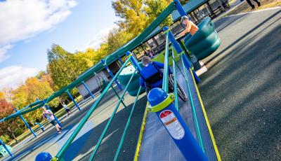 Sway Fun® w/12' Ramp Assembly - Family Playground Activity