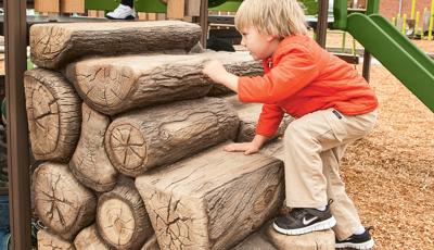 Log Stack Climber - PlayShaper® Nature-Inspired Play