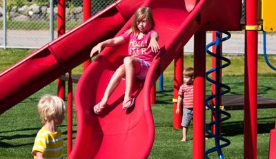 Gemini Slidewinder2 - Double Slide - Landscape Structures