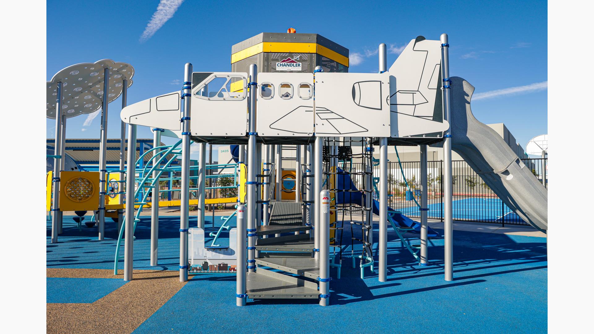 Lantana Ranch Park - Custom Airplane-themed Playground