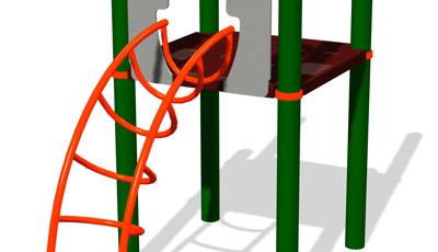 Loop Arch w/SteelX® Handholds - Landscape Structures