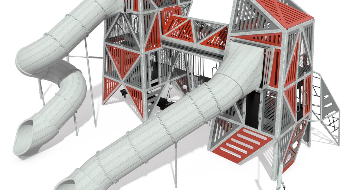 Alpha Link® Towers EN - Linked Towers of Climbing & Sliding