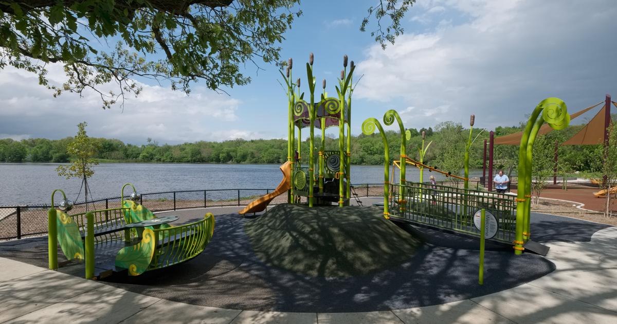 Gallup Park Rotary Playground - Nature-Inspired Play Area